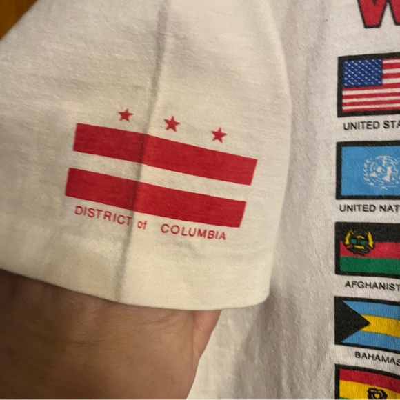 Hanes | Shirts | Vintage Washington Dc World Class City Flags Of The ...